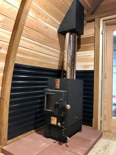 Timber Arched Custom Sauna - SaunaMarketplace.com