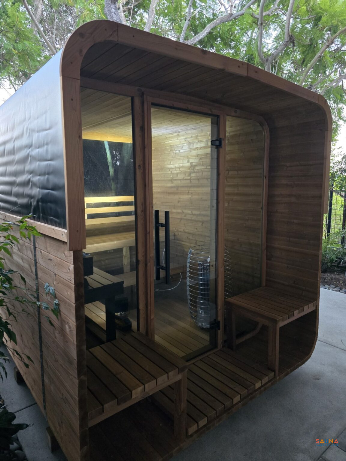 Sauna Squares by Thermory | The Ultimate European Cube Sauna